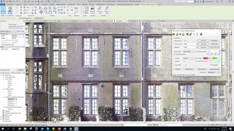 Point Clouds too heavy? Create rasters in Revit with a new Undet Plugin | Geo Week News